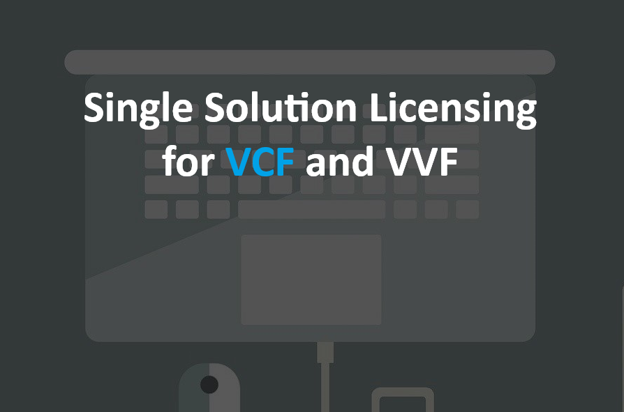 Solution Licensing - A Single License for VCF and VVF | spineoneup.com